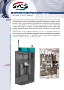 Ultra High Purity Liquid Delivery Systems - SVCS Process Innovation